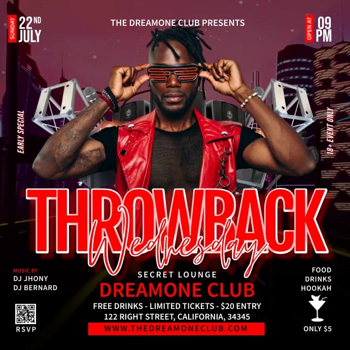 Plantilla de Throwback Wednesday Video | PosterMyWall