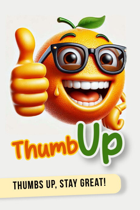 Thumb up Template | PosterMyWall