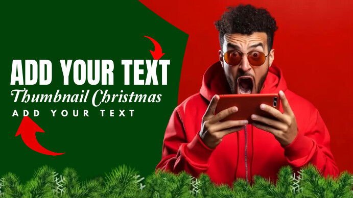 Plantilla de thumbnail christmas design | PosterMyWall