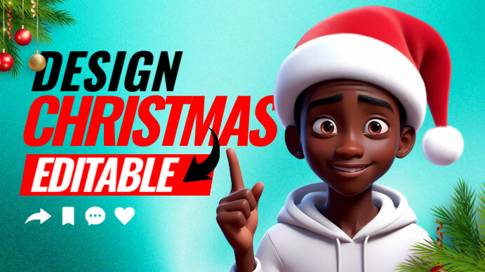 Copy of thumbnail Design christmas editable template | PosterMyWall