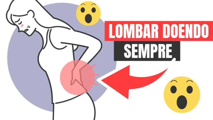 Thumbnail para youtube thumbnail dor na lombar Template | PosterMyWall