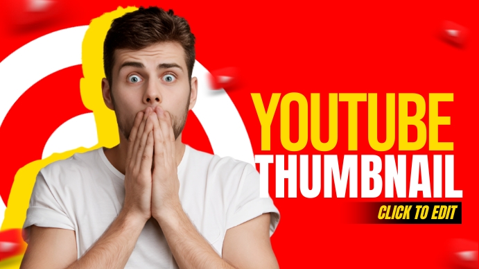 Thumbnail RED Template | PosterMyWall