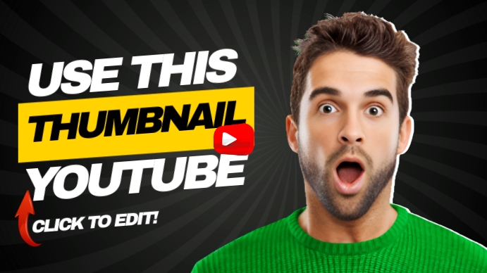 Thumbnail youtube template | PosterMyWall