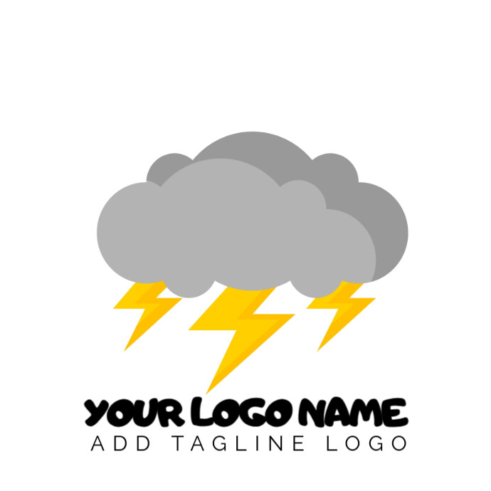 Thunderstorm Template | PosterMyWall