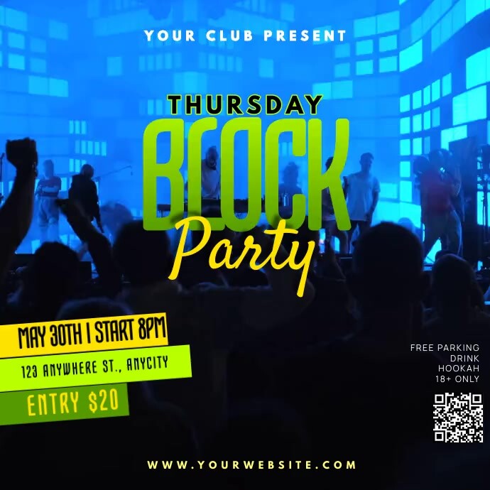 Copy of Thursday Block Party | PosterMyWall