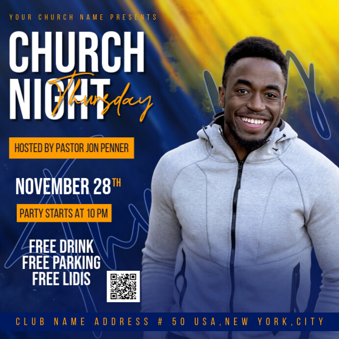 Copy of Thursday Church Night | PosterMyWall