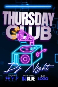 Thursday Night Club Template | PosterMyWall
