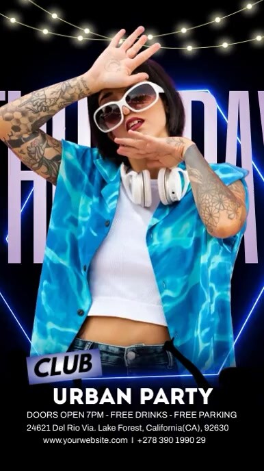Thursday Club Party Templat | PosterMyWall
