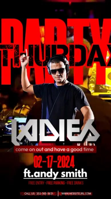 Thursday Club Party Template | PosterMyWall