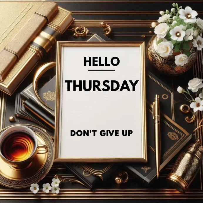 Thursday Template | PosterMyWall