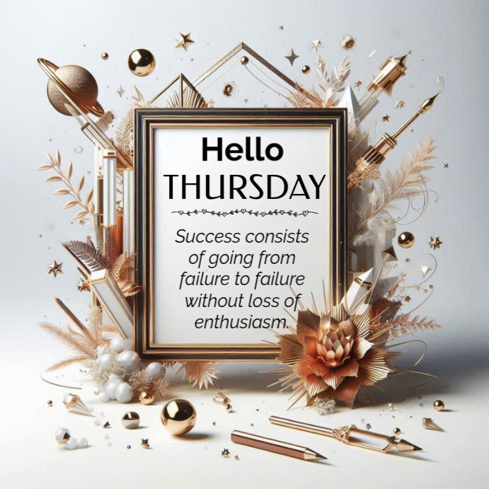 Thursday Motivation Inspirational Success Quote Happy Thursday ...