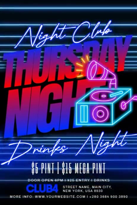 Copy of Thursday Music Night | PosterMyWall