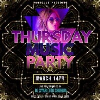 thursday active party Template | PosterMyWall