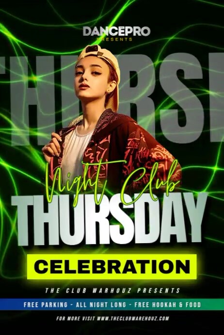 Thursday Night Club Template | PosterMyWall