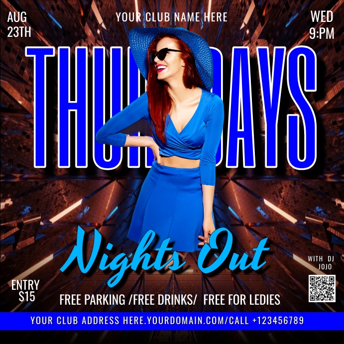 Thursday night Template | PosterMyWall