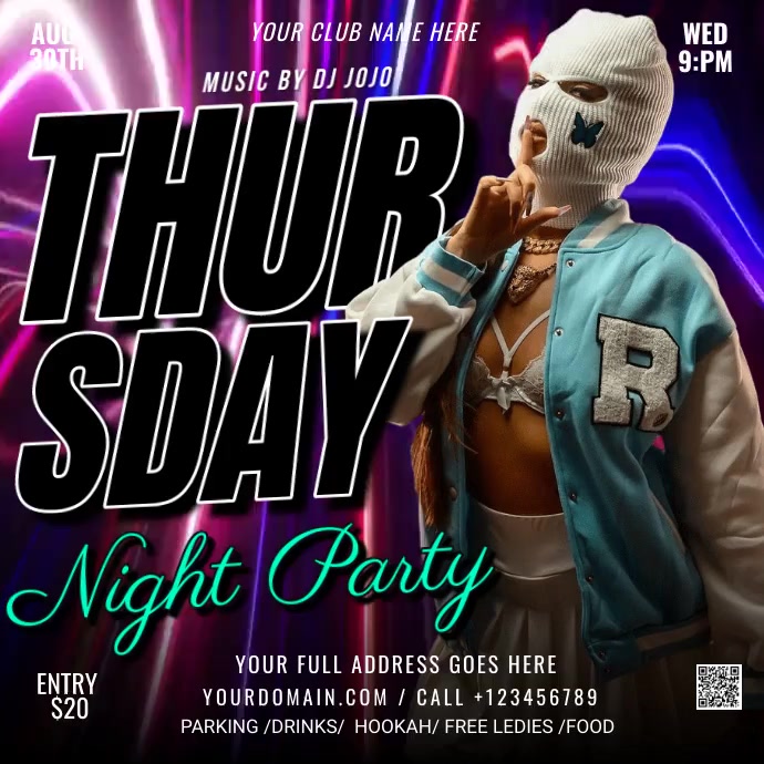 Copy of Thursday night | PosterMyWall