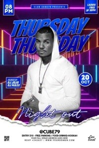 Thursday night out Template | PosterMyWall