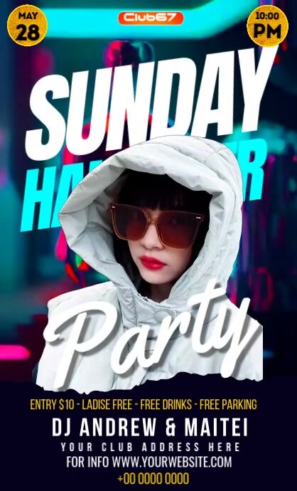 thursday night party Template | PosterMyWall