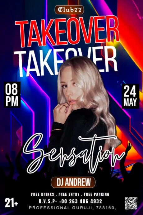 thursday night party Template | PosterMyWall