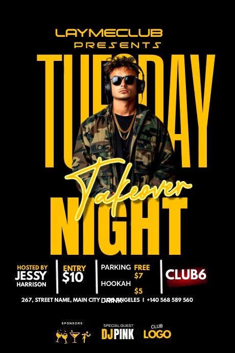 Thursday Night Party Template | PosterMyWall