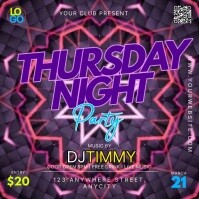 thursday active party Template | PosterMyWall