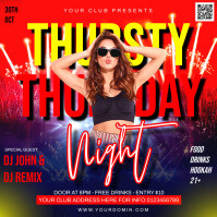 Thursday night club party flyer template | PosterMyWall