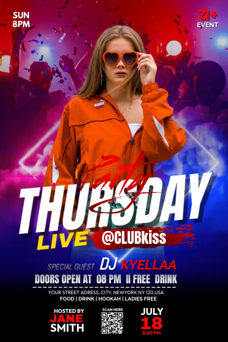 Copy of Thursday Party Ads | PosterMyWall