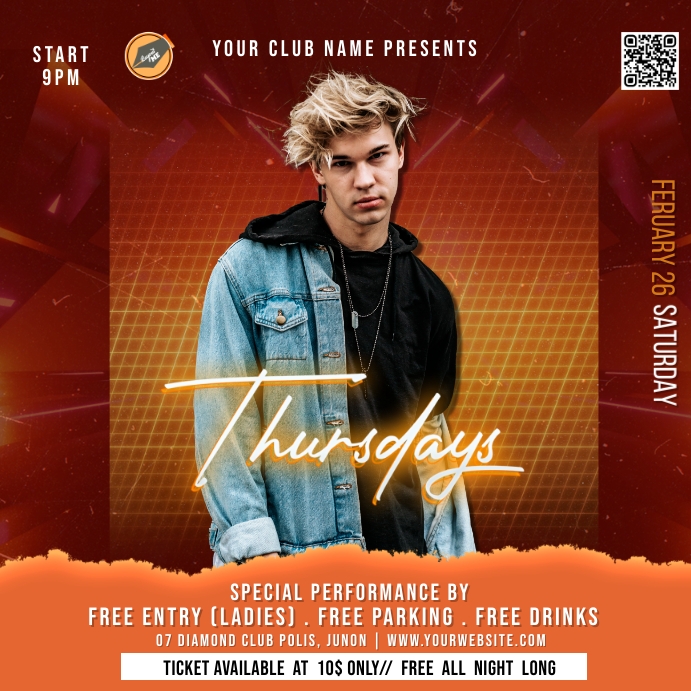 Copy of Thursday Party Ads | PosterMyWall