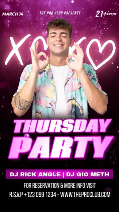 Thursday Party Club Template | PosterMyWall