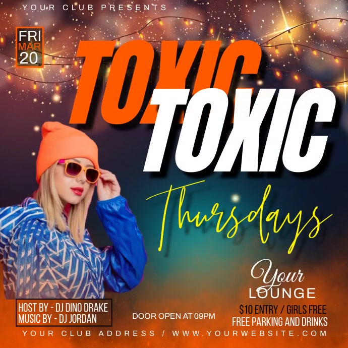 Plantilla de thursday party | PosterMyWall