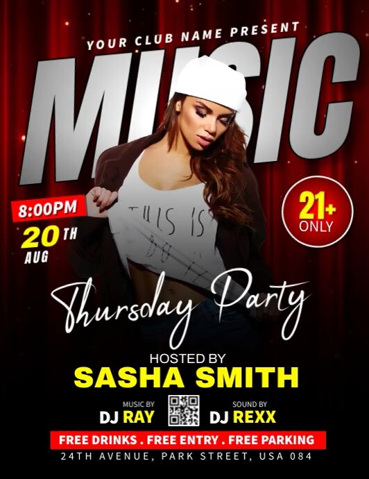 Plantilla de Thursday Party | PosterMyWall