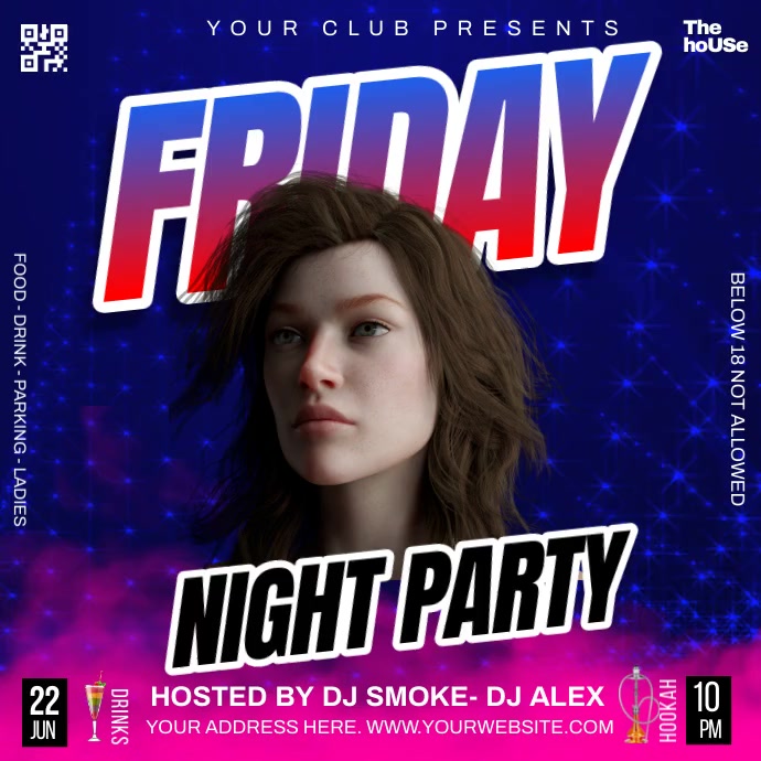 Plantilla de thursday party | PosterMyWall