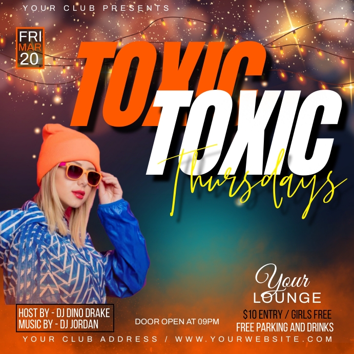 Copy of thursday party | PosterMyWall