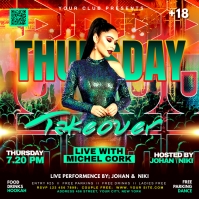 THURSDAY PARTY Template | PosterMyWall