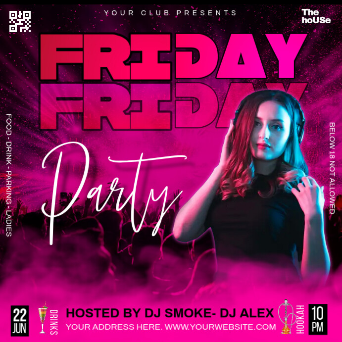 thursday party Template | PosterMyWall