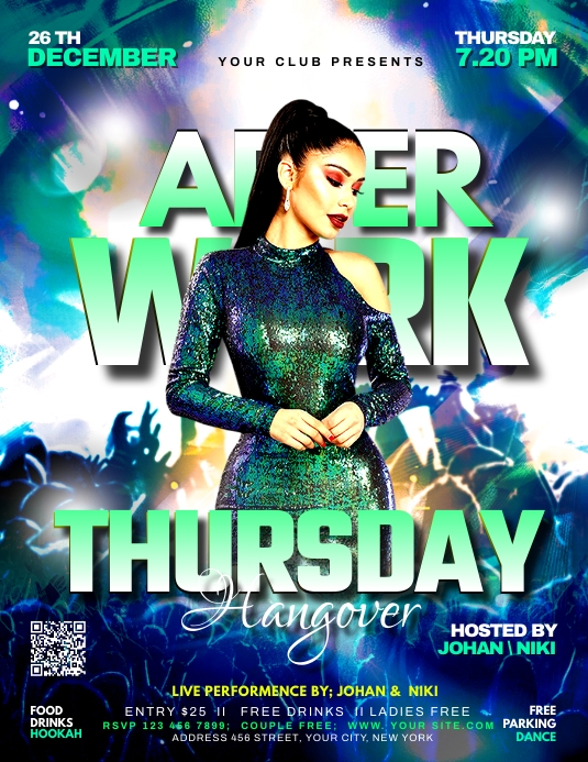 THURSDAY PARTY Template | PosterMyWall