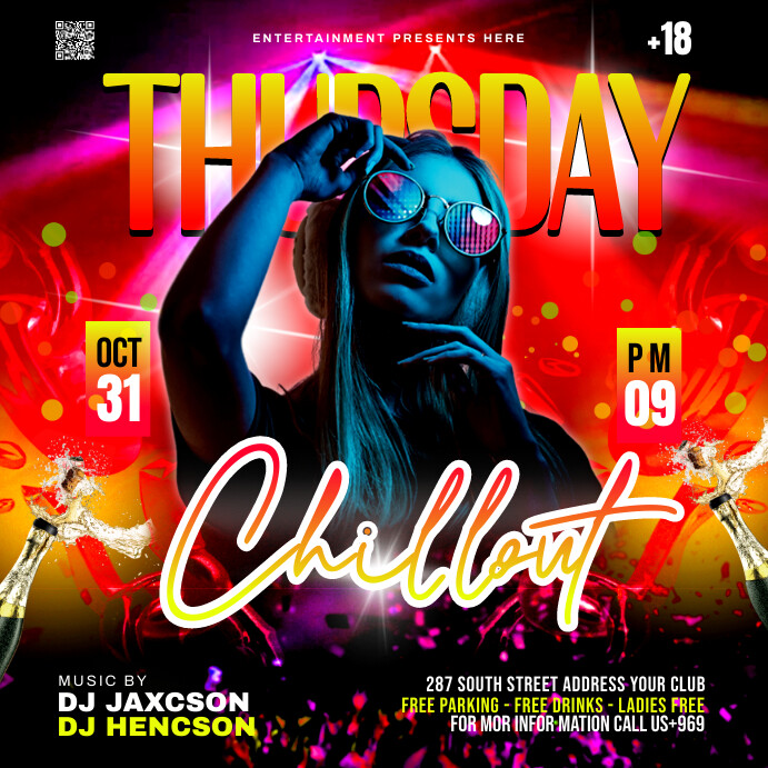 THURSDAY PARTY Template | PosterMyWall