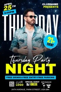 Thursday Party Video Template | PosterMyWall