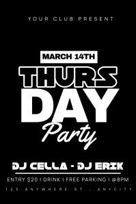 Thursday Block Party Template | PosterMyWall