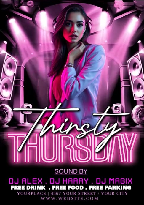 Copy of Thursday party | PosterMyWall