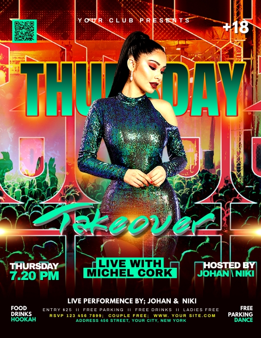 Copy of THURSDAY PARTY | PosterMyWall