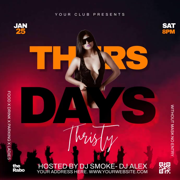 Plantilla de thursday party | PosterMyWall