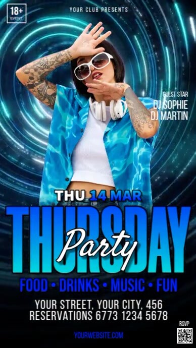 Thursday Party Template | PosterMyWall