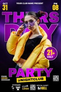 Thursday Party Video Template | PosterMyWall