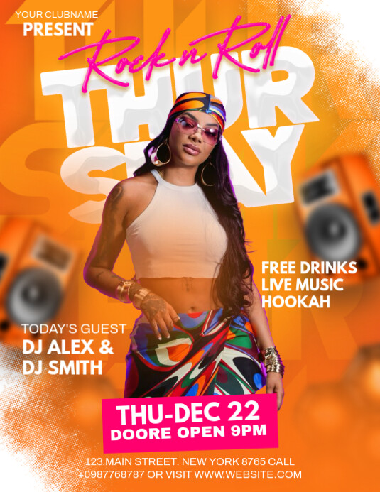Copy of thursday party flyer | PosterMyWall