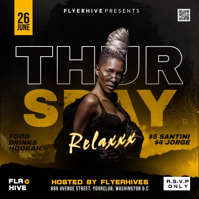 Thursday Party Night Template | PosterMyWall