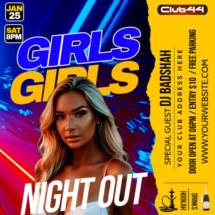 thursday party video advert Template | PosterMyWall