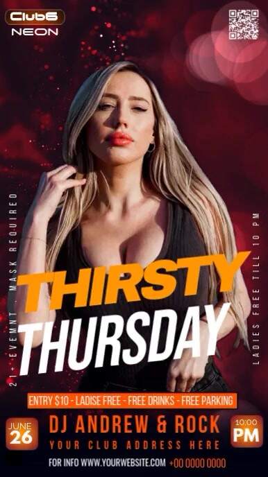 Plantilla de thursday party video advert | PosterMyWall