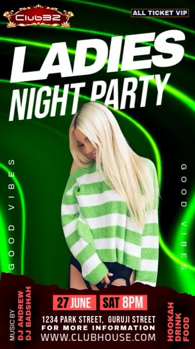 thursday party video advert Template | PosterMyWall