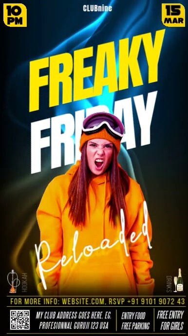 Plantilla de thursday party video advert | PosterMyWall